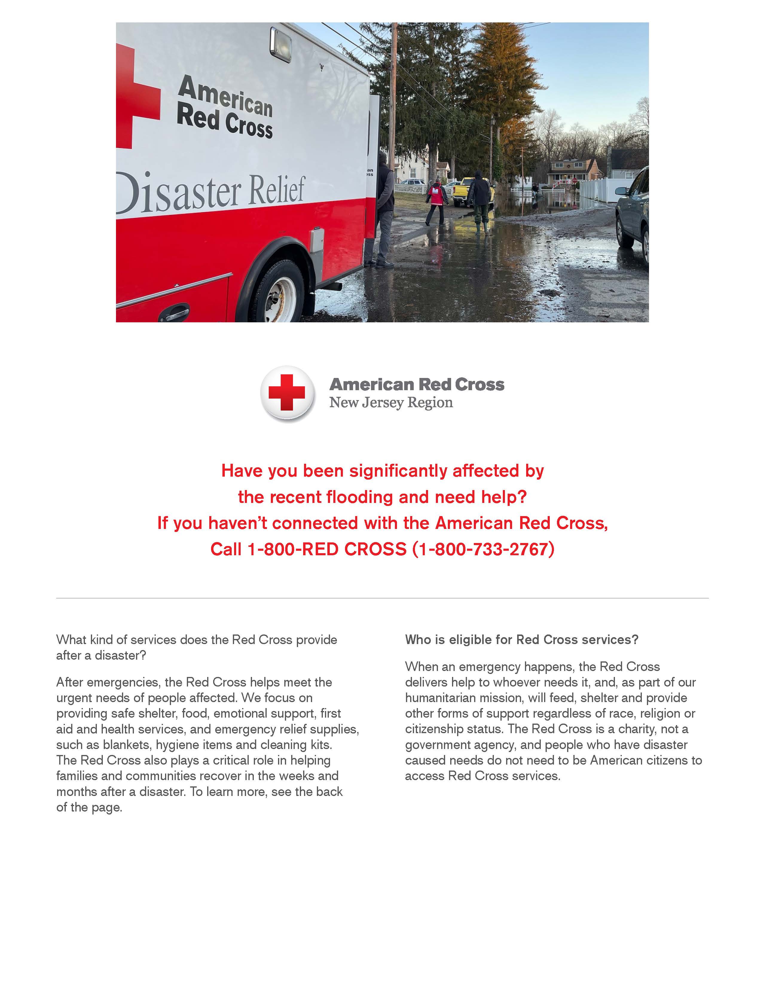 Red Cross Flood Assistance - The Borough of New Milford