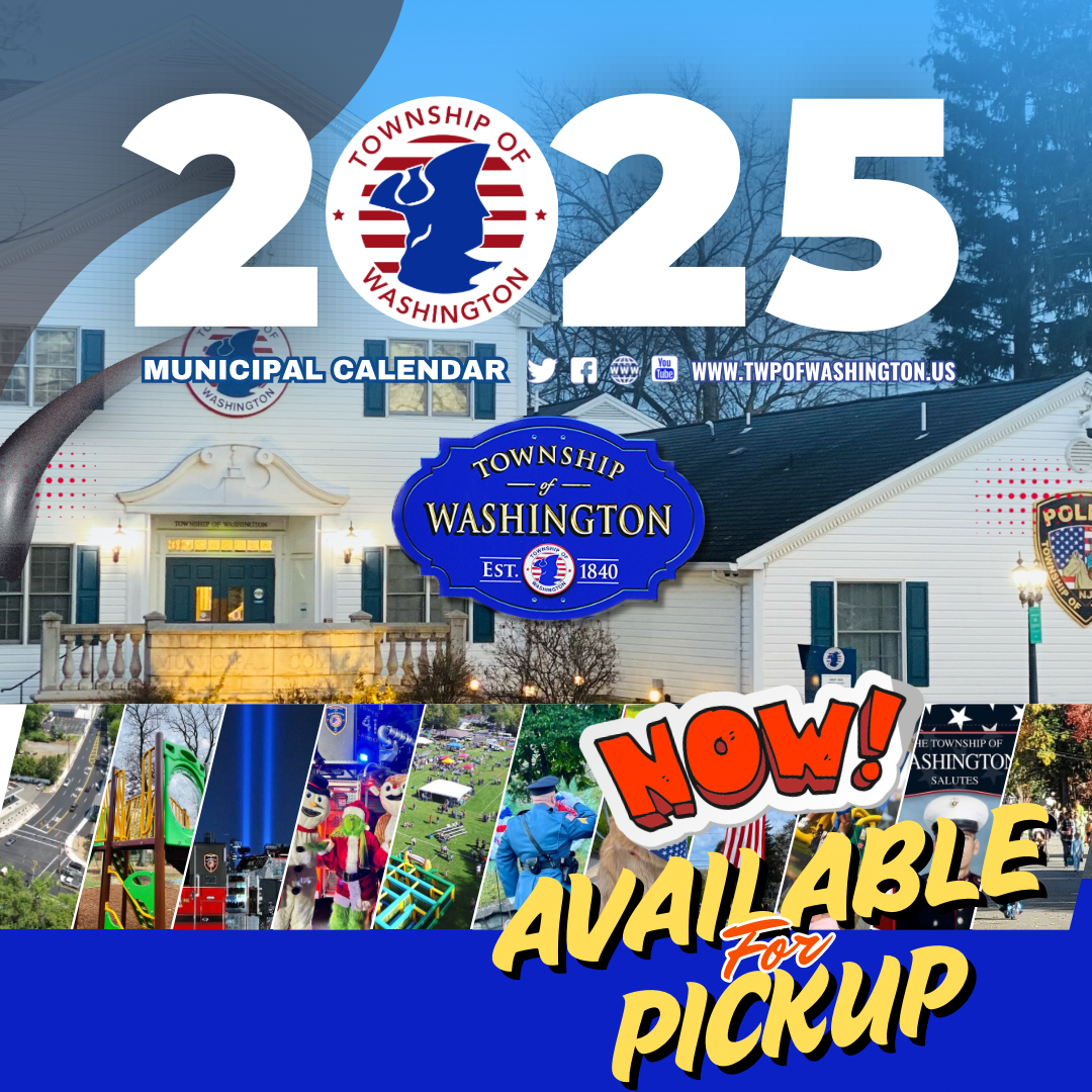 Printed Calendars Now Available for Pickup - The Township of Washington
