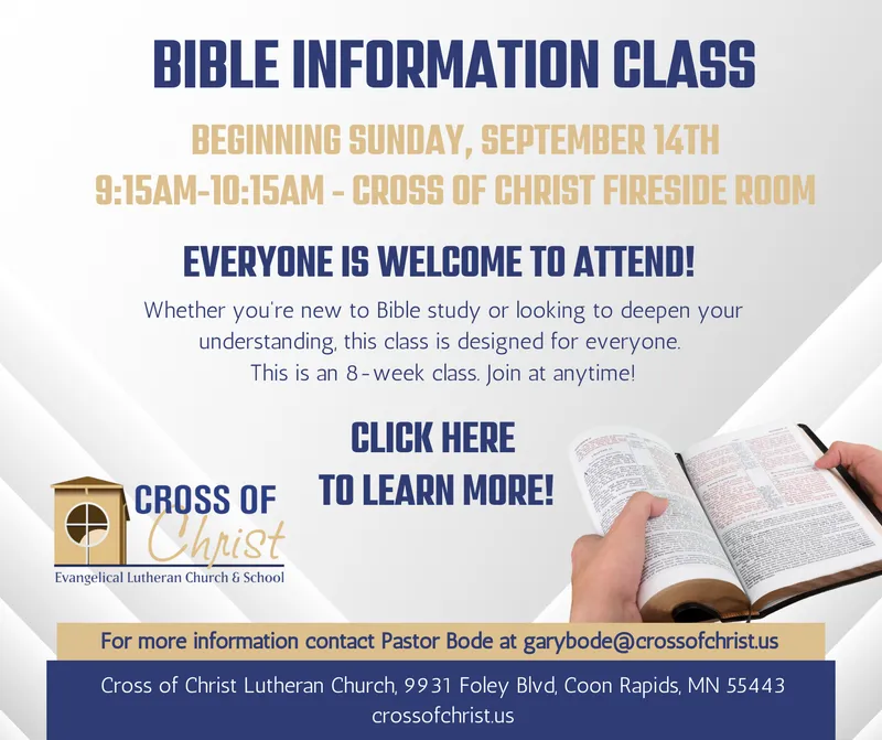 Cross of Christ Lutheran Church Home Page - Cross of Christ Lutheran Church