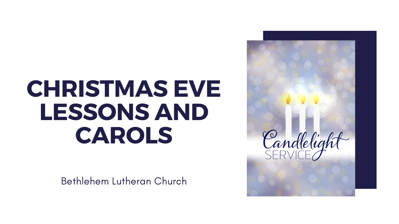 Church Bulletin - Christmas Eve Candlelight Service - Connections