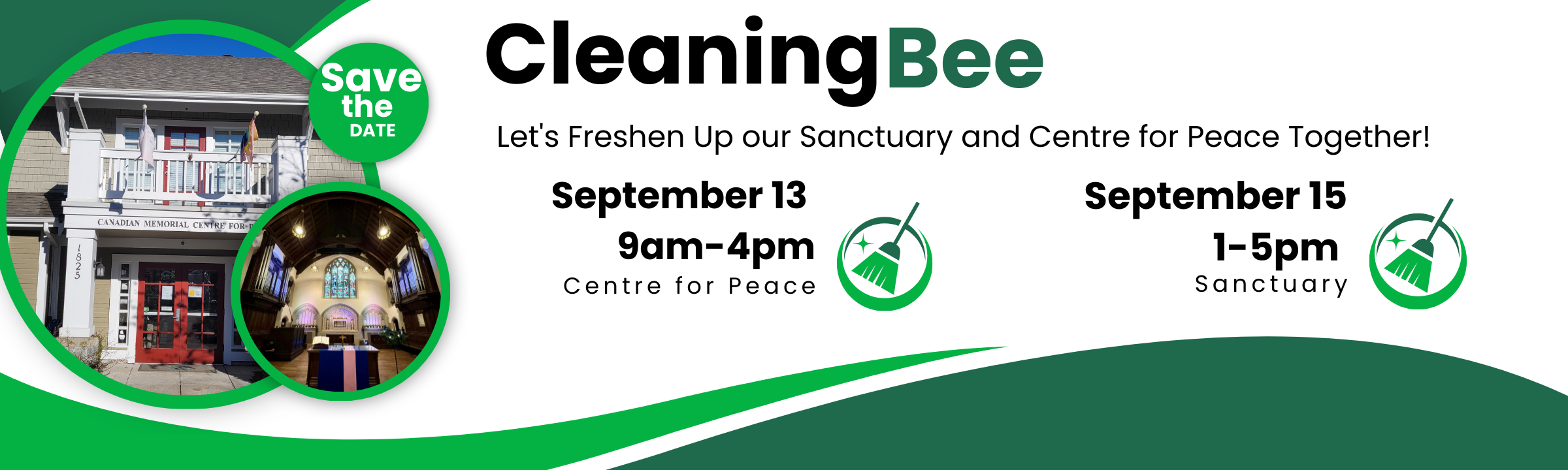 Get Ready for the Cleaning Bee: Save the Dates! - Canadian Memorial ...